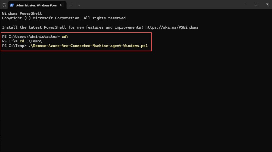 Azure Arc: Uninstall the Connected Machine agent and clean up related ...