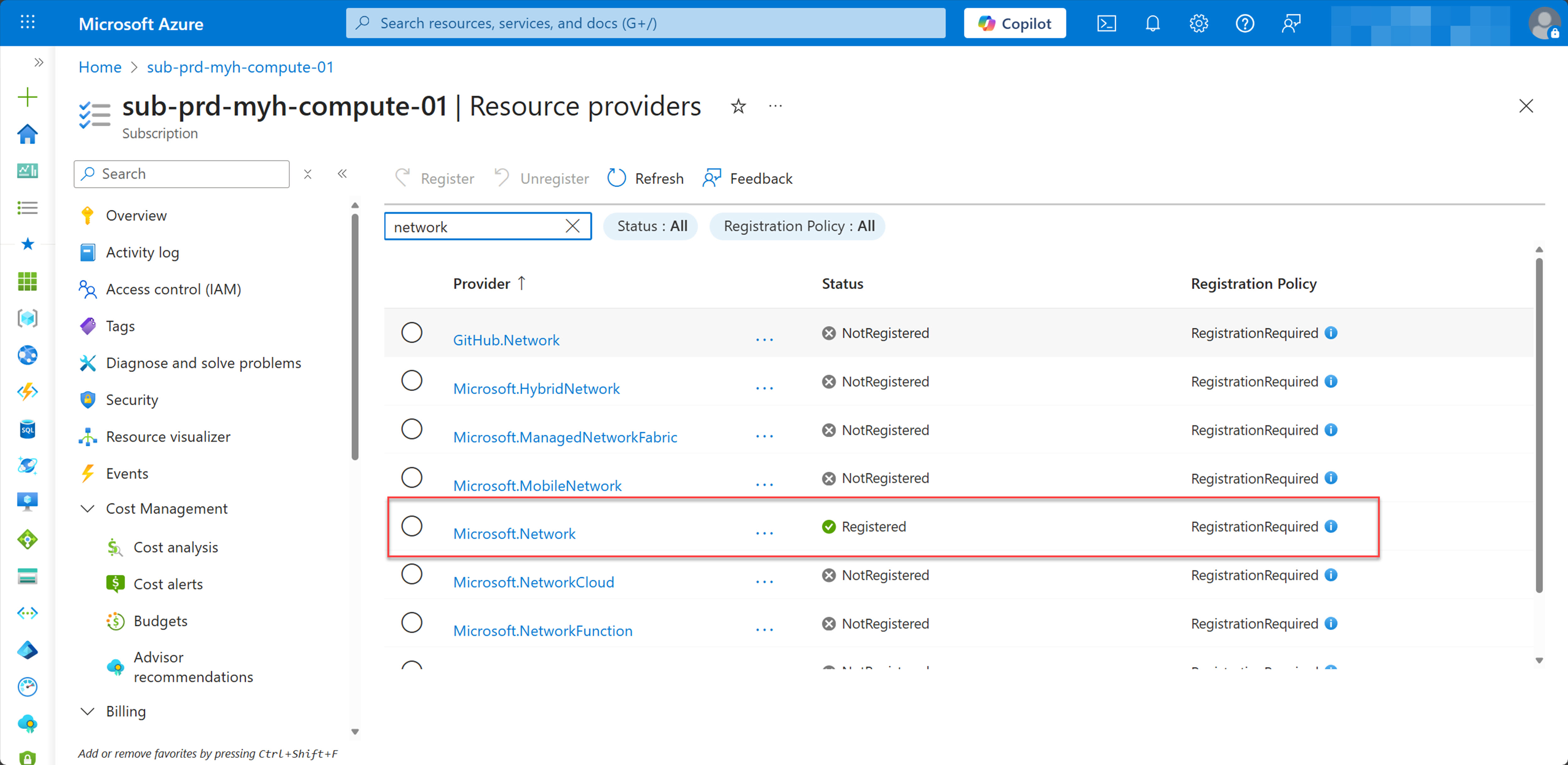 How to register all required Azure Compute resource providers with ...