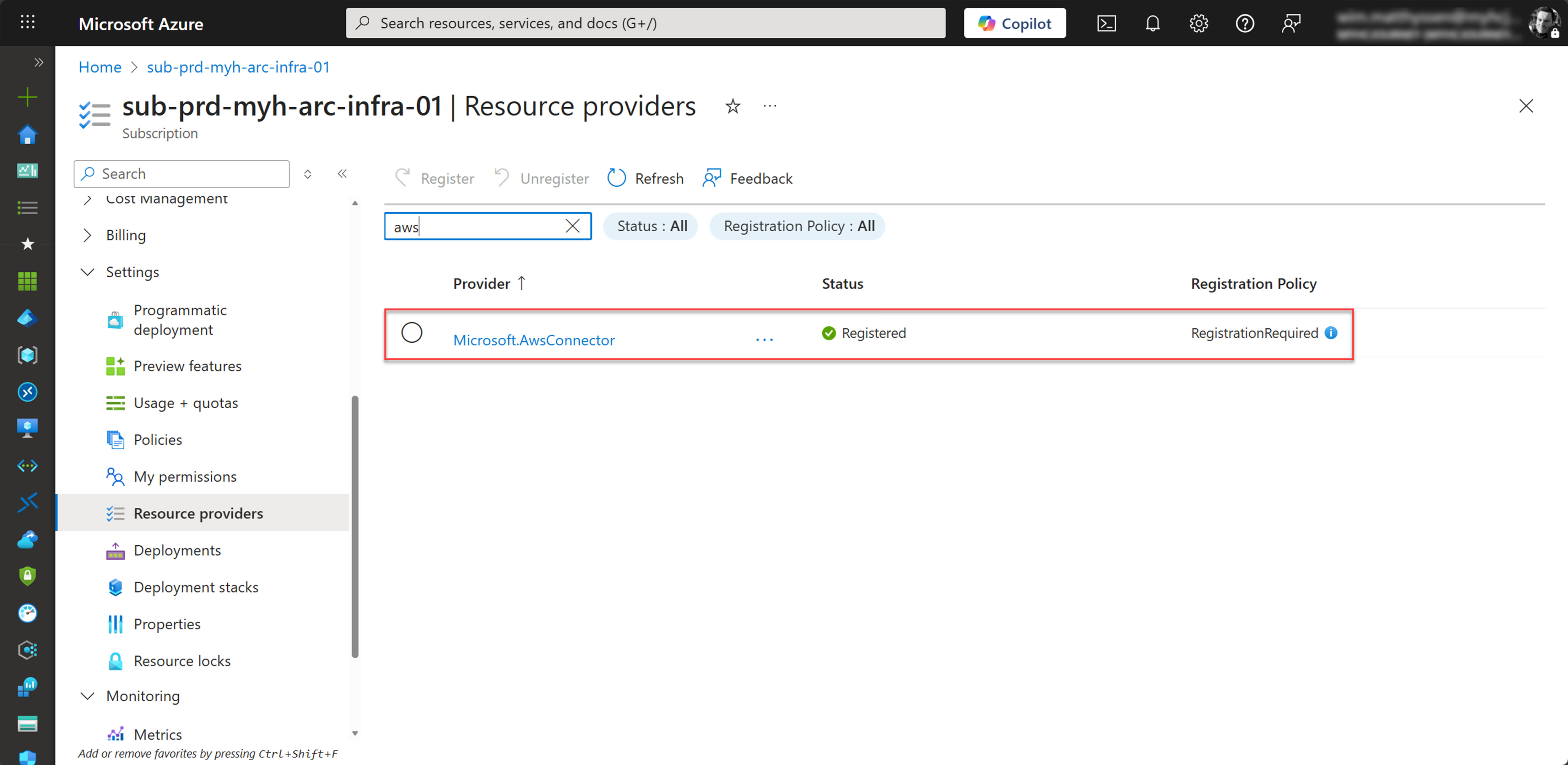 Azure Arc: Creating or updating an AWS Multicloud connector for S3 ...