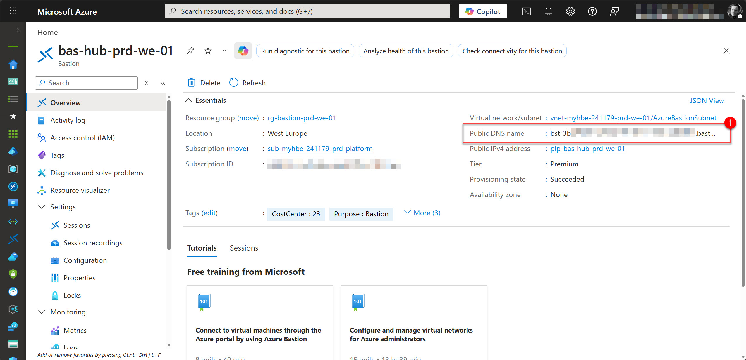 Azure Bastion: How to configure and use session recording – Wim Matthyssen